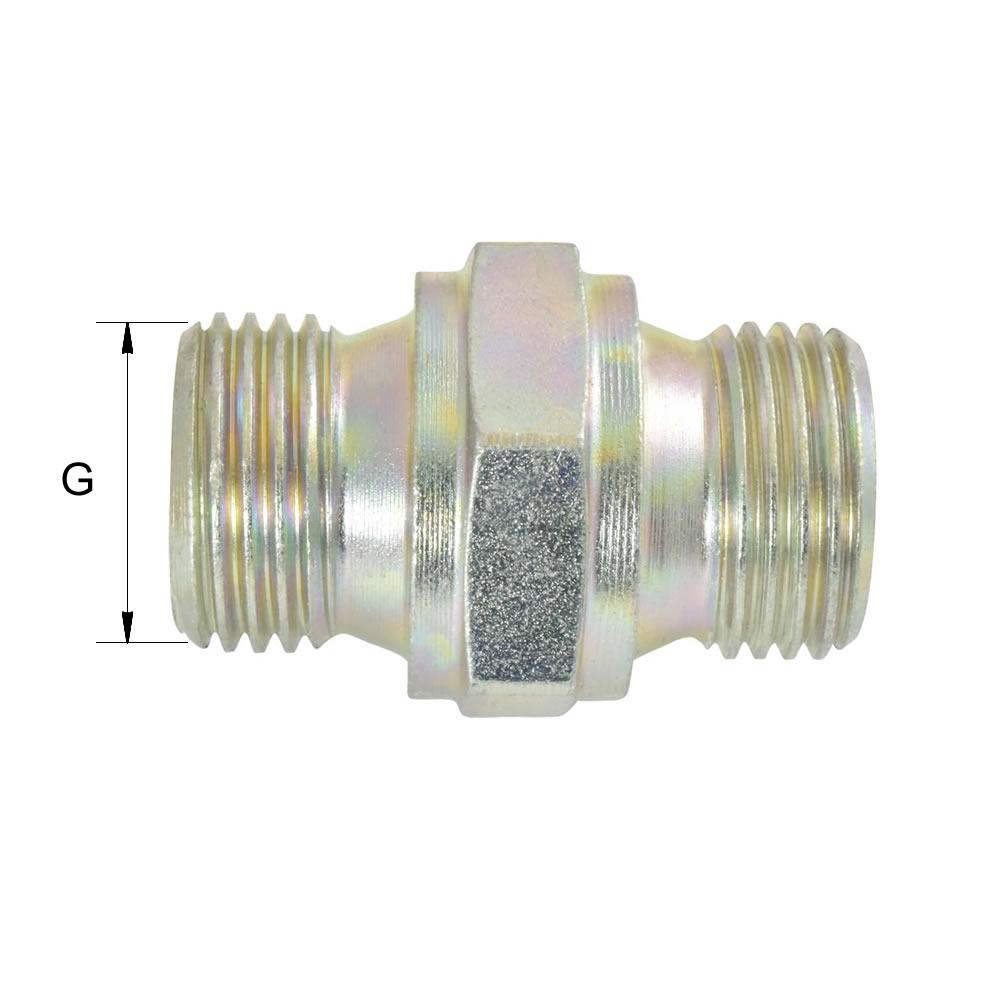 BSP-G32 Gerade Verschraubung Typ G BSP60° beidseits G2A