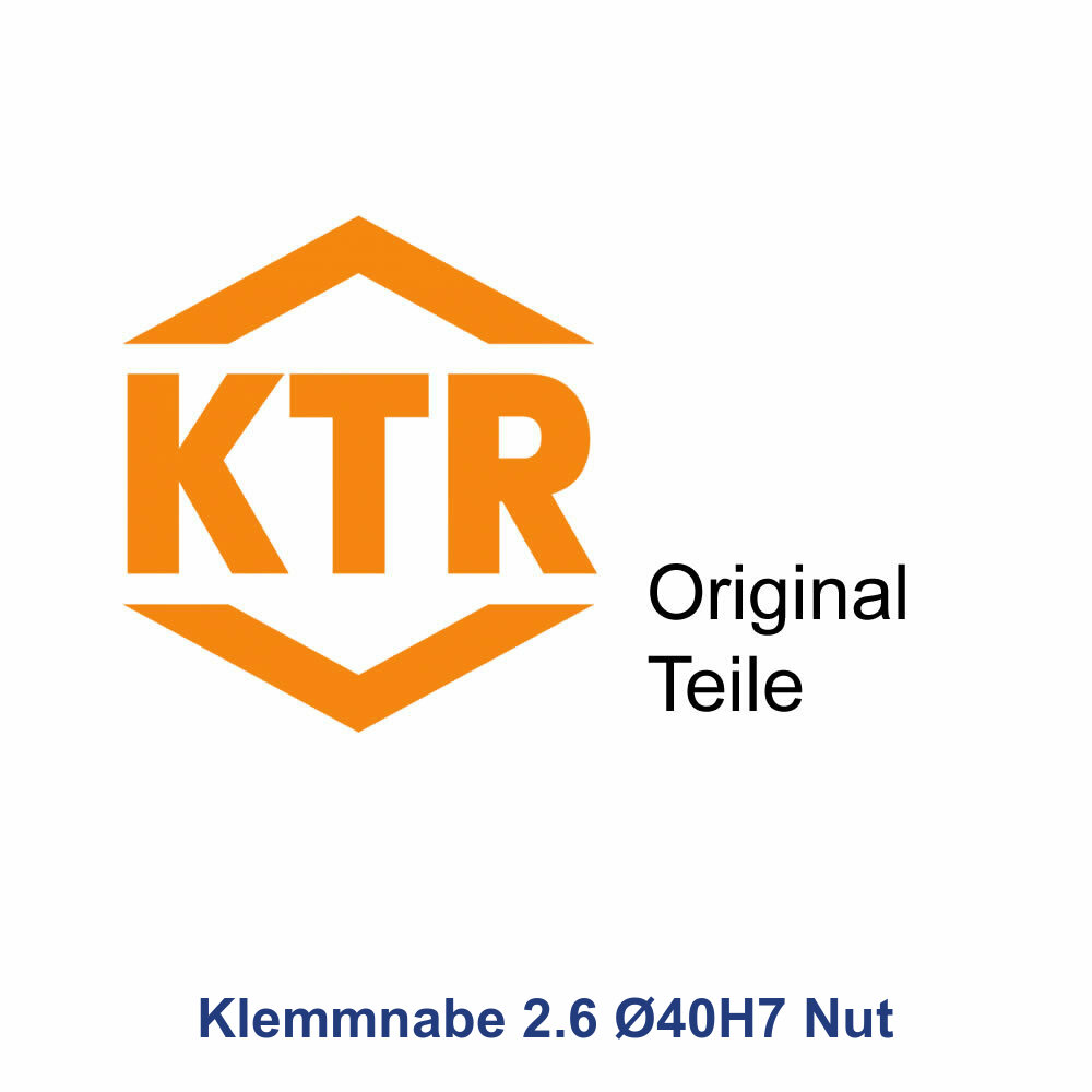 Klemmnabe 2.6 Ø40H7 Nut ROTEX GS 48 ST-H von KTR