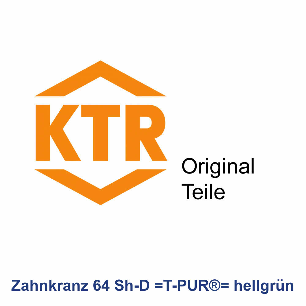 Zahnkranz 64 Sh-D =T-PUR®= hellgrün ROTEX 90 von KTR