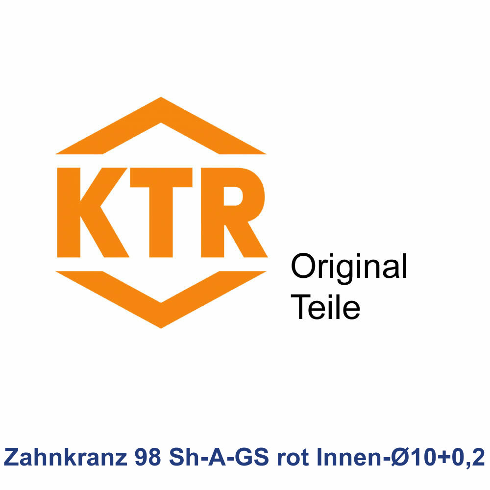 Zahnkranz 98 Sh-A-GS rot Innen-Ø10+0,2 ROTEX GS 13 von KTR