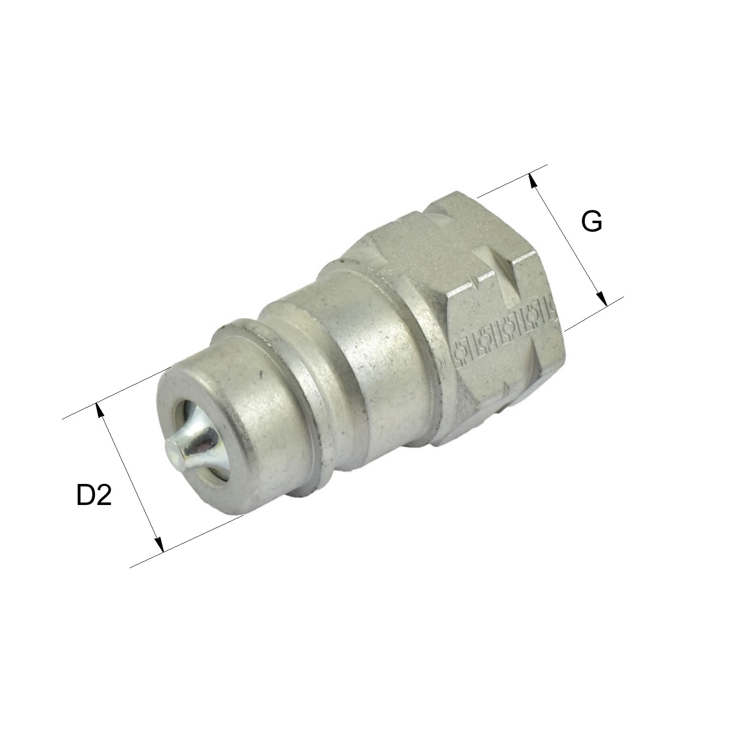 HK-A3S-IG-G3/4 Steckkupplungsstecker Typ HK-A, Gr.3, G 3/4 Innengewinde