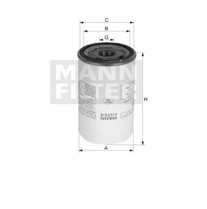 WDK 962/20 Kraftstofffilter - original MANN