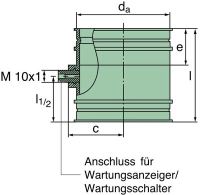 39 300 27 979 Verbindungsstutzen 70 X 75mm (TPE) - original MANN