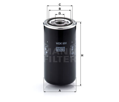 WDK 950 Kraftstoffwechselfilter - original MANN