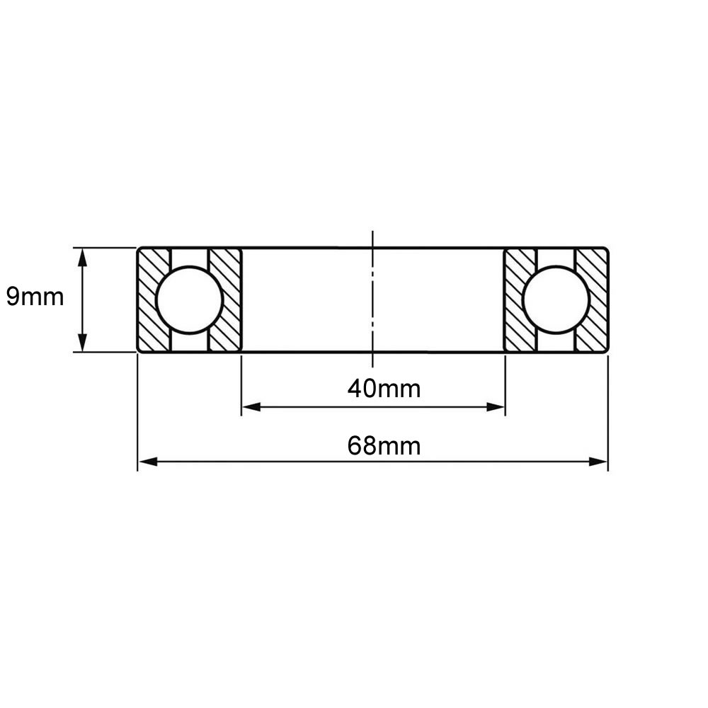 16008 Rillenkugellager