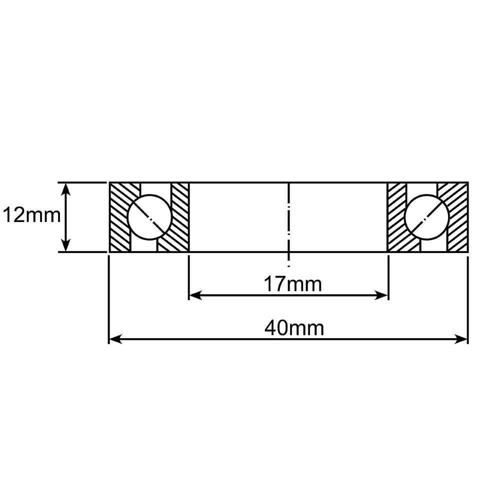 7203B Schrägkugellager