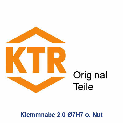 Klemmnabe 2.0 Ø7H7 o. Nut ROTEX GS 7 AL-H von KTR