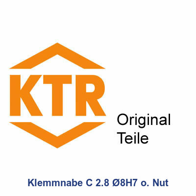 Klemmnabe C 2.8 Ø8H7 o. Nut ROTEX GS 13 AL-H von KTR