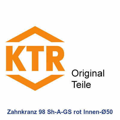 Zahnkranz 98 Sh-A-GS rot Innen-Ø50 ROTEX GS 90 von KTR